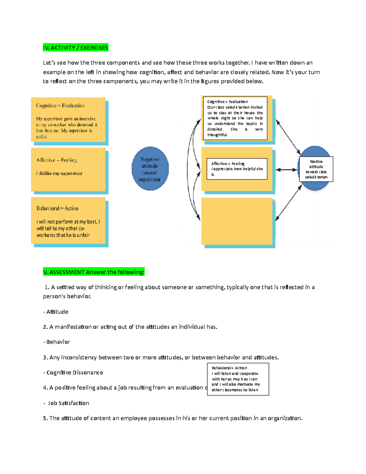 Human Behavior in Organization_Chapter 3_Assessment and Activities _1st ...