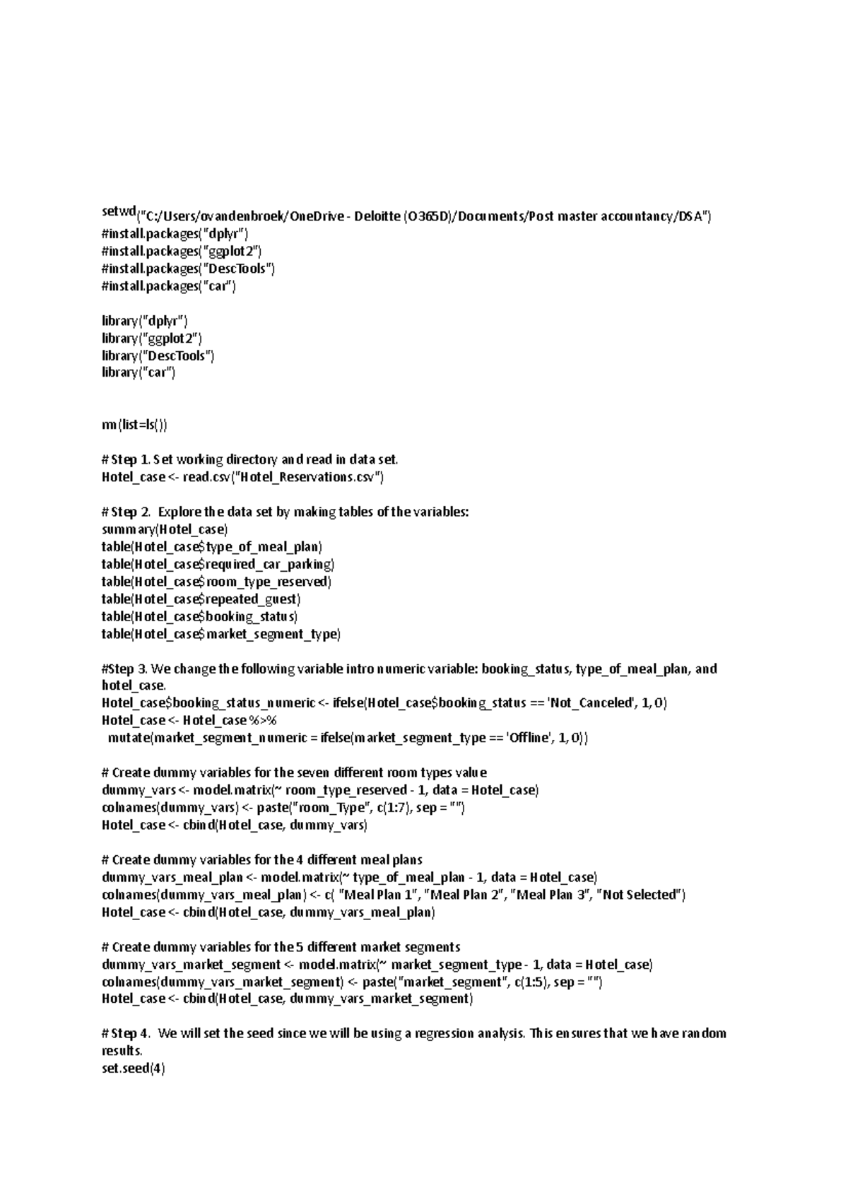 Code R final - setwd ("C:/Users/ovandenbroek/OneDrive - Deloitte (O365D)/Documents/Post master ...