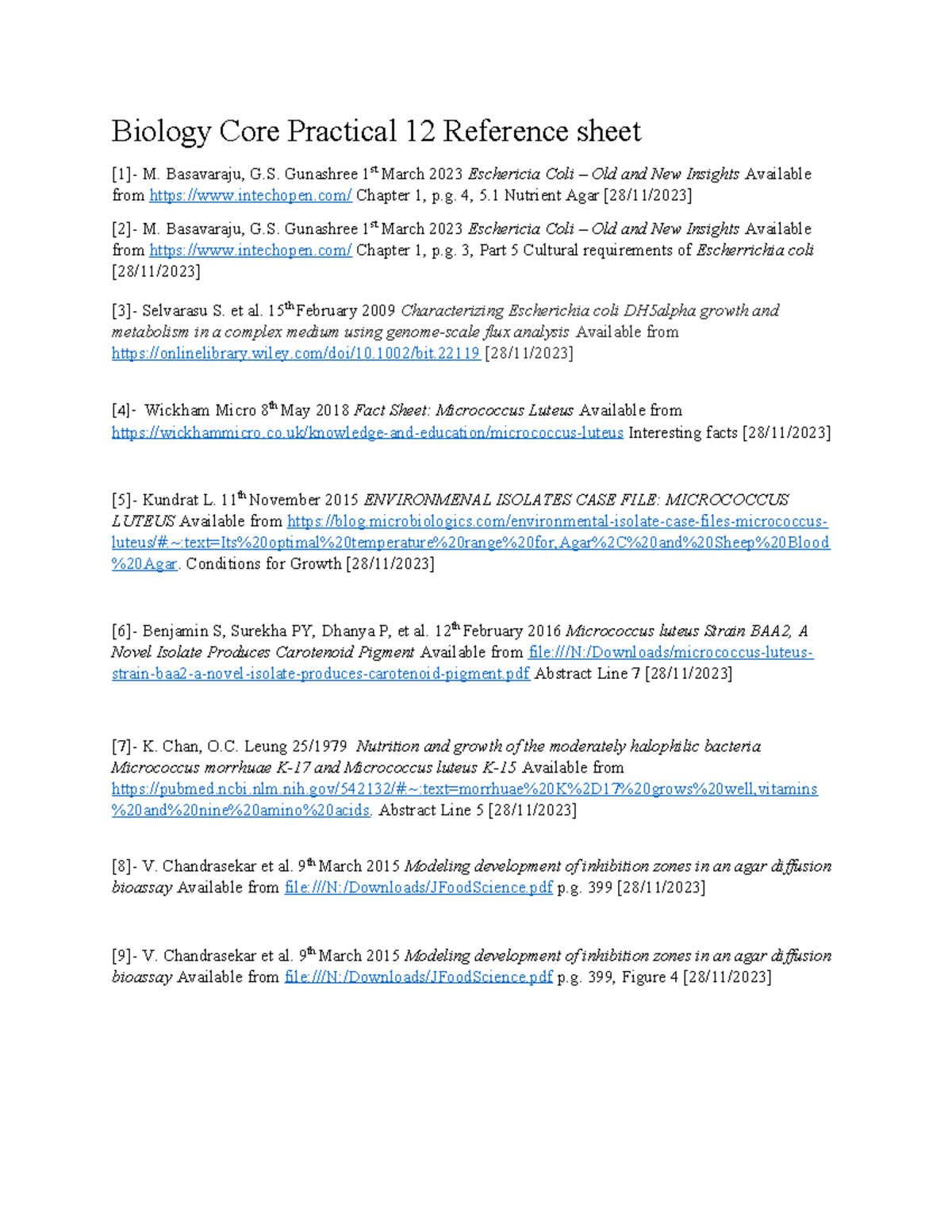 Core Practical 12 Reference sheet - Copy - Biology Core Practical 12 ...