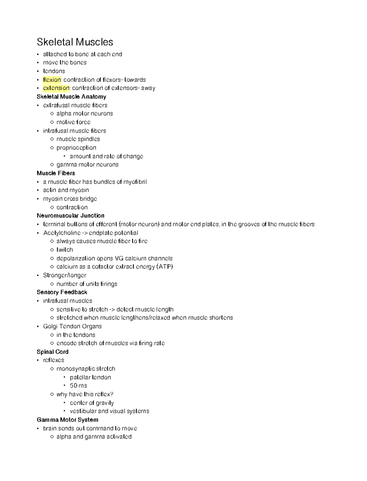 Skeletal Movement - Skeletal Muscles attached to bone at each end move ...