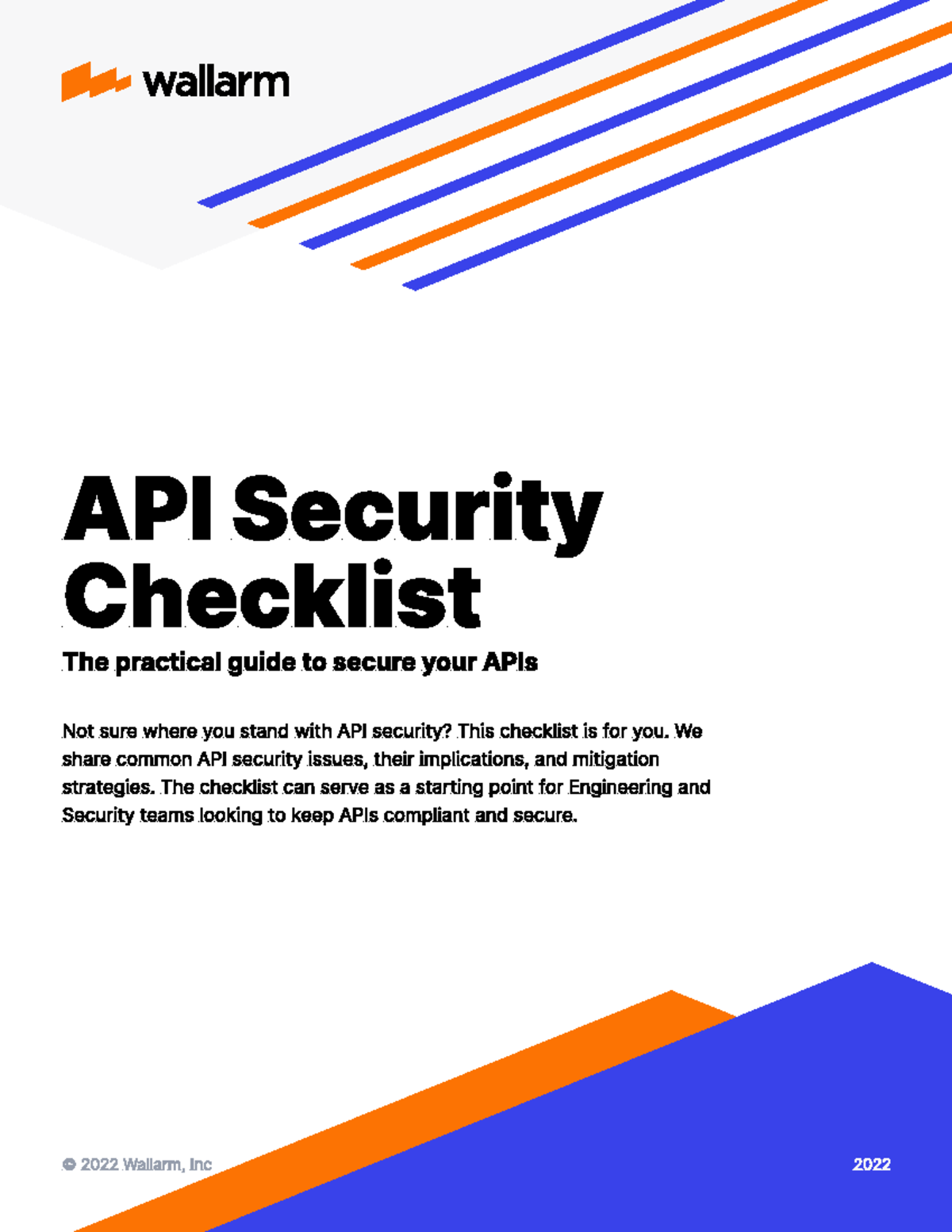API Security checklist - API Security Checklist The practical guide to secure your APIs Not sure ...