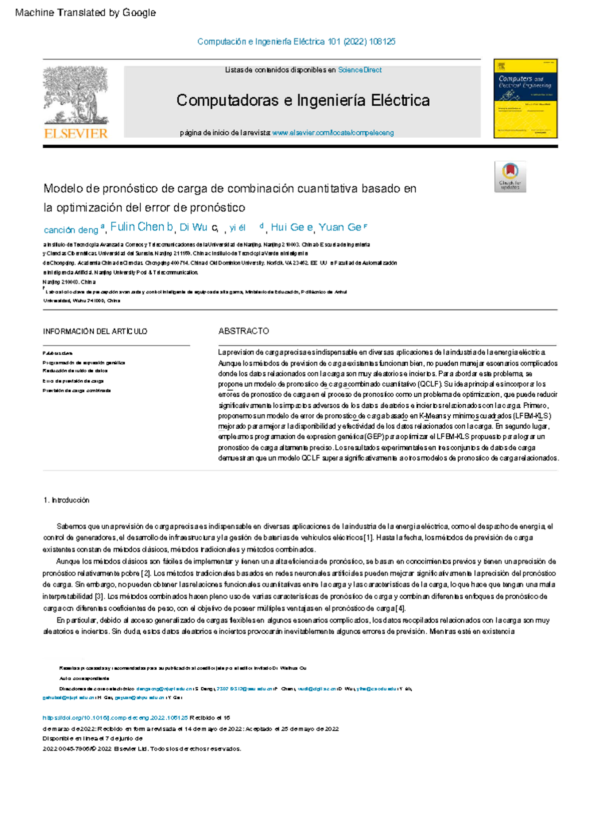 04 Quantitative Combination Load Forecasting Model Based On Forecasting