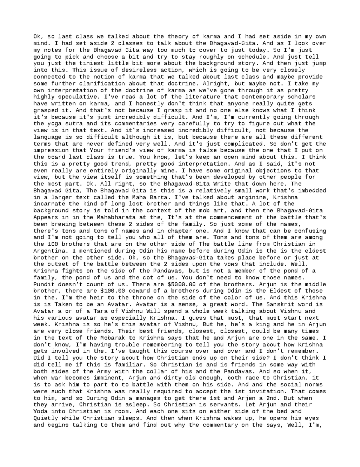 71806 - lecture notes - Ok, so last class we talked about the theory of ...