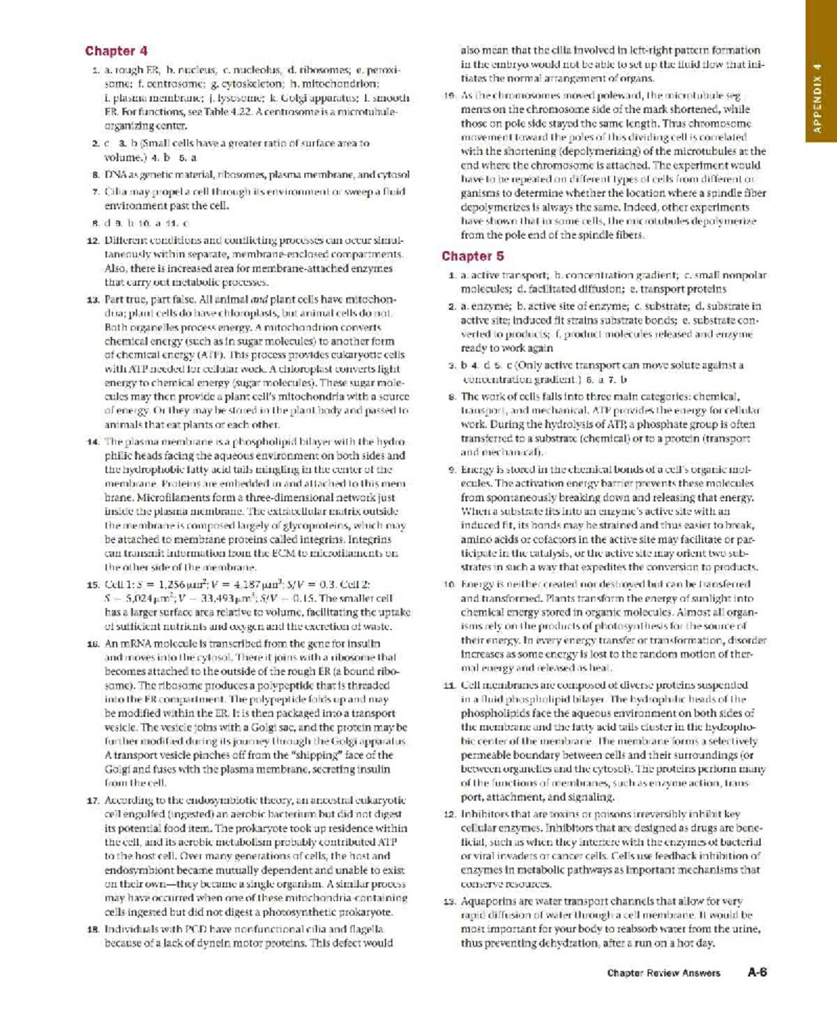 Chapter 5 answer sheet from Campbell book - Chapter 4 a. rough ER; b ...
