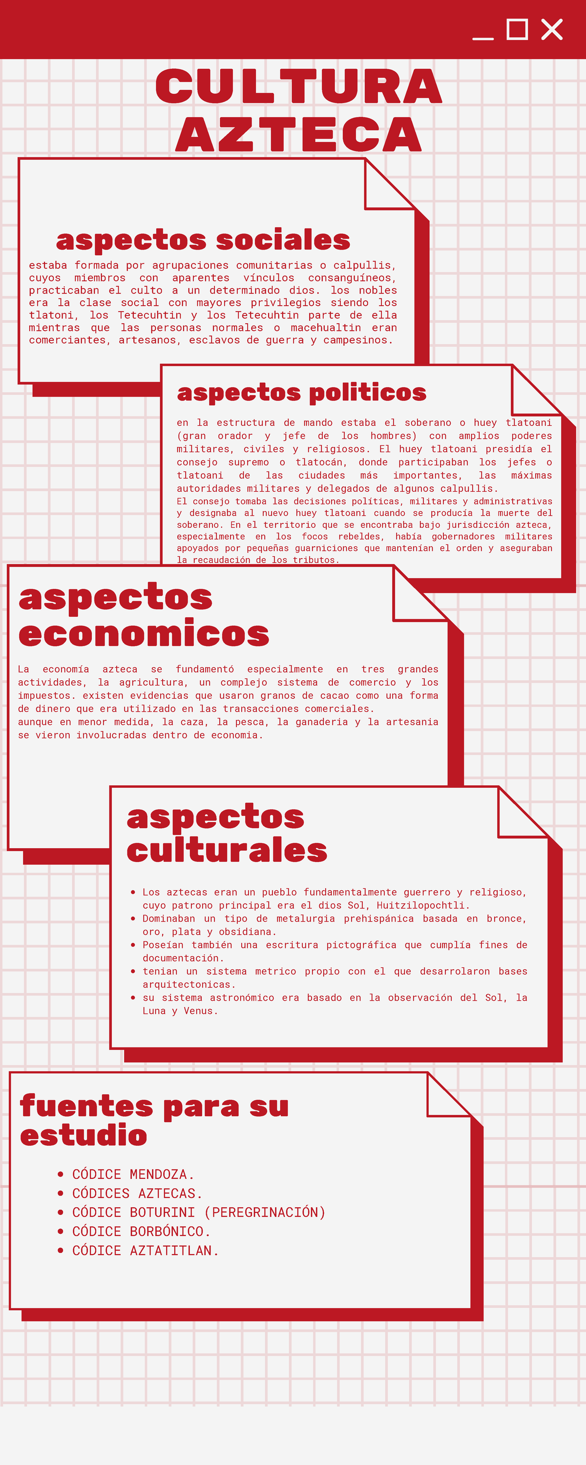 Cultura azteca - cultura azteca estaba formada por agrupaciones ...