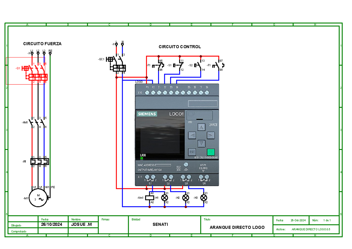 Aranque Directo LOGO 0 - ñ.mkmkm - A A B B C C D D E E F F G G H H 1 1 ...