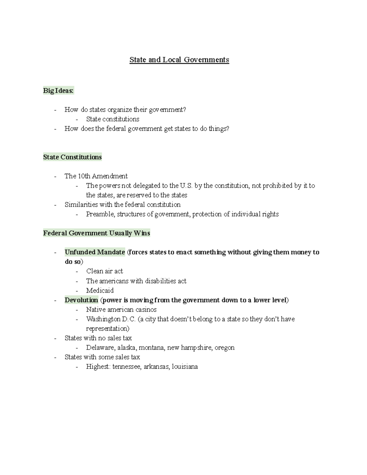 Pls 105 State and Local Governments - State and Local Governments Big ...