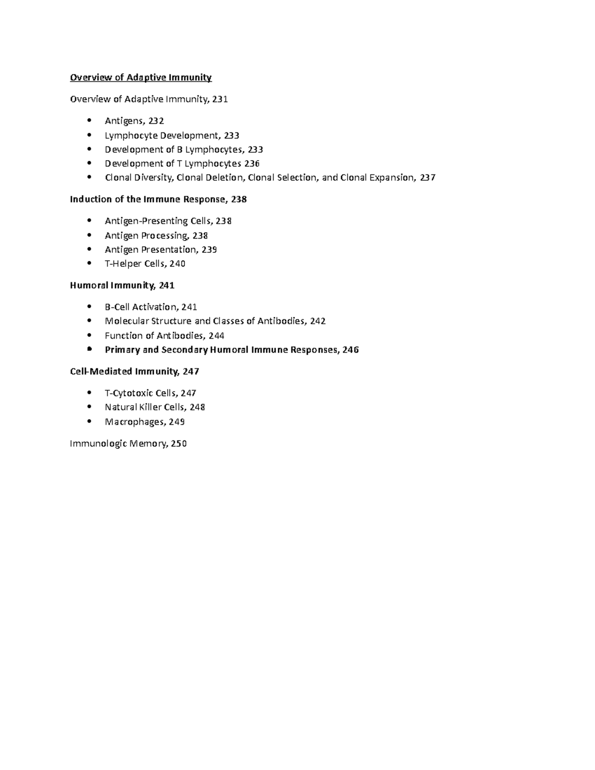 Overview of Adaptive Immunity - Overview of Adaptive Immunity Overview ...