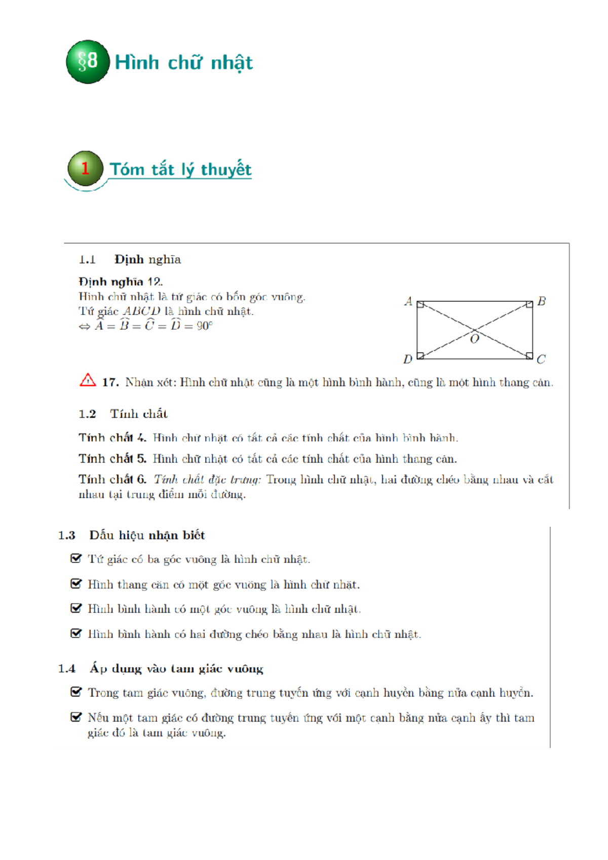 Hinh chu nhat - long - math original - Studocu