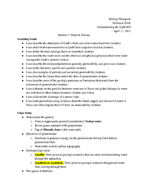 Exam 2 Review - Geology - Understanding the Earth – Geology 10113 ...