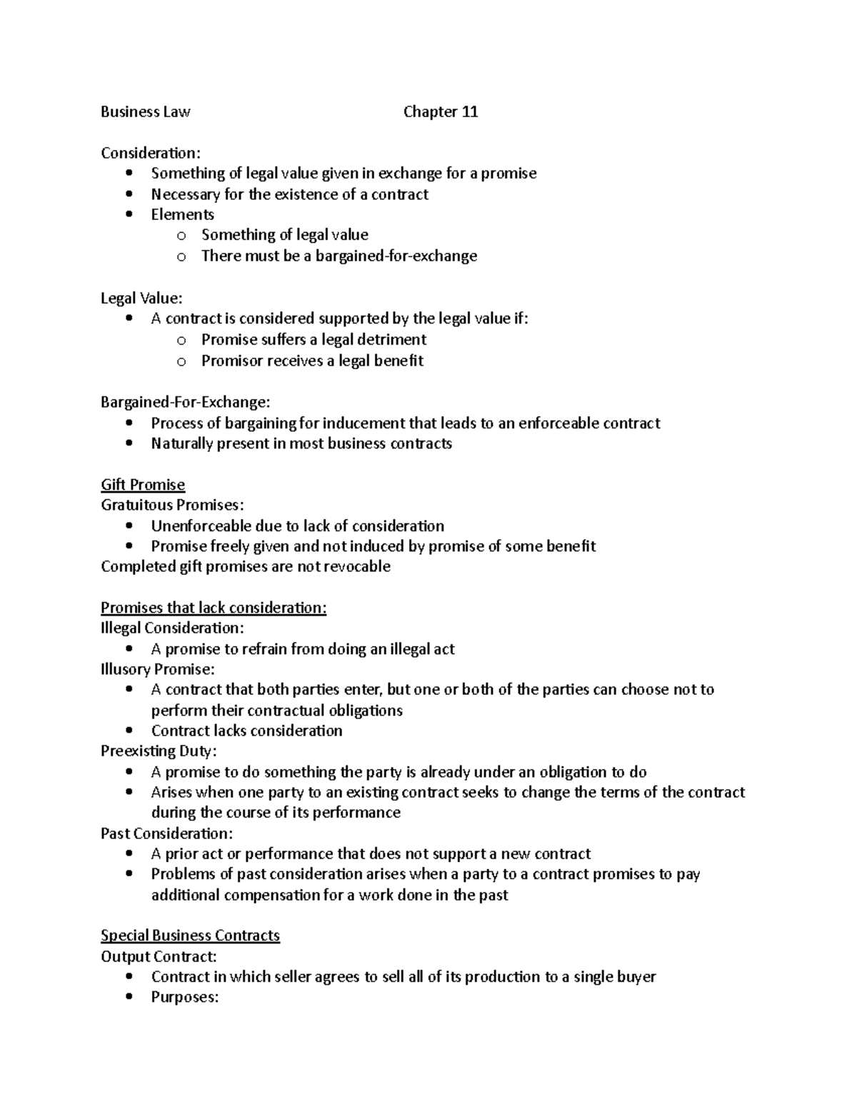 Business Law Chapter 11 - Studocu