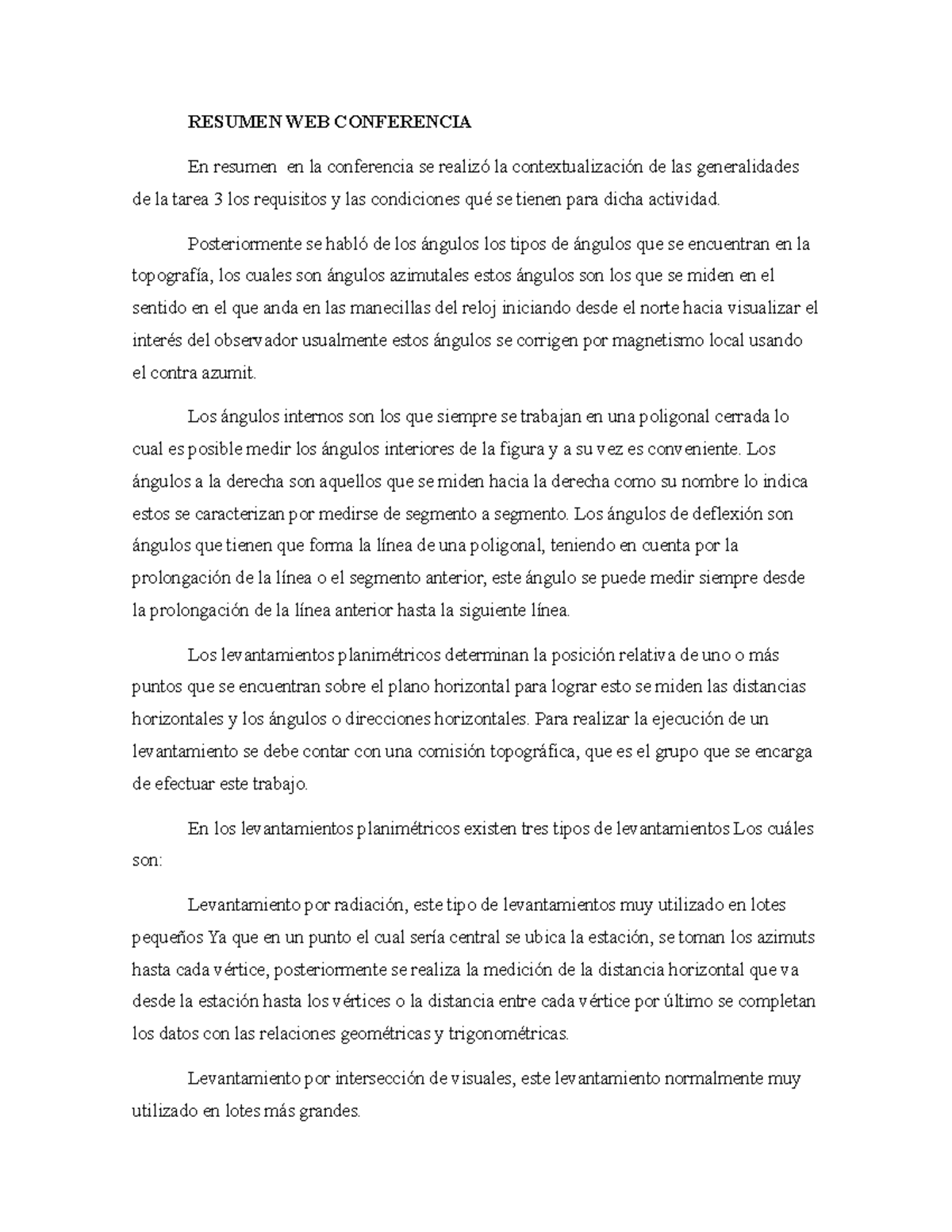 Resumen WEB Conferencia- Eliana - RESUMEN WEB CONFERENCIA En resumen en ...