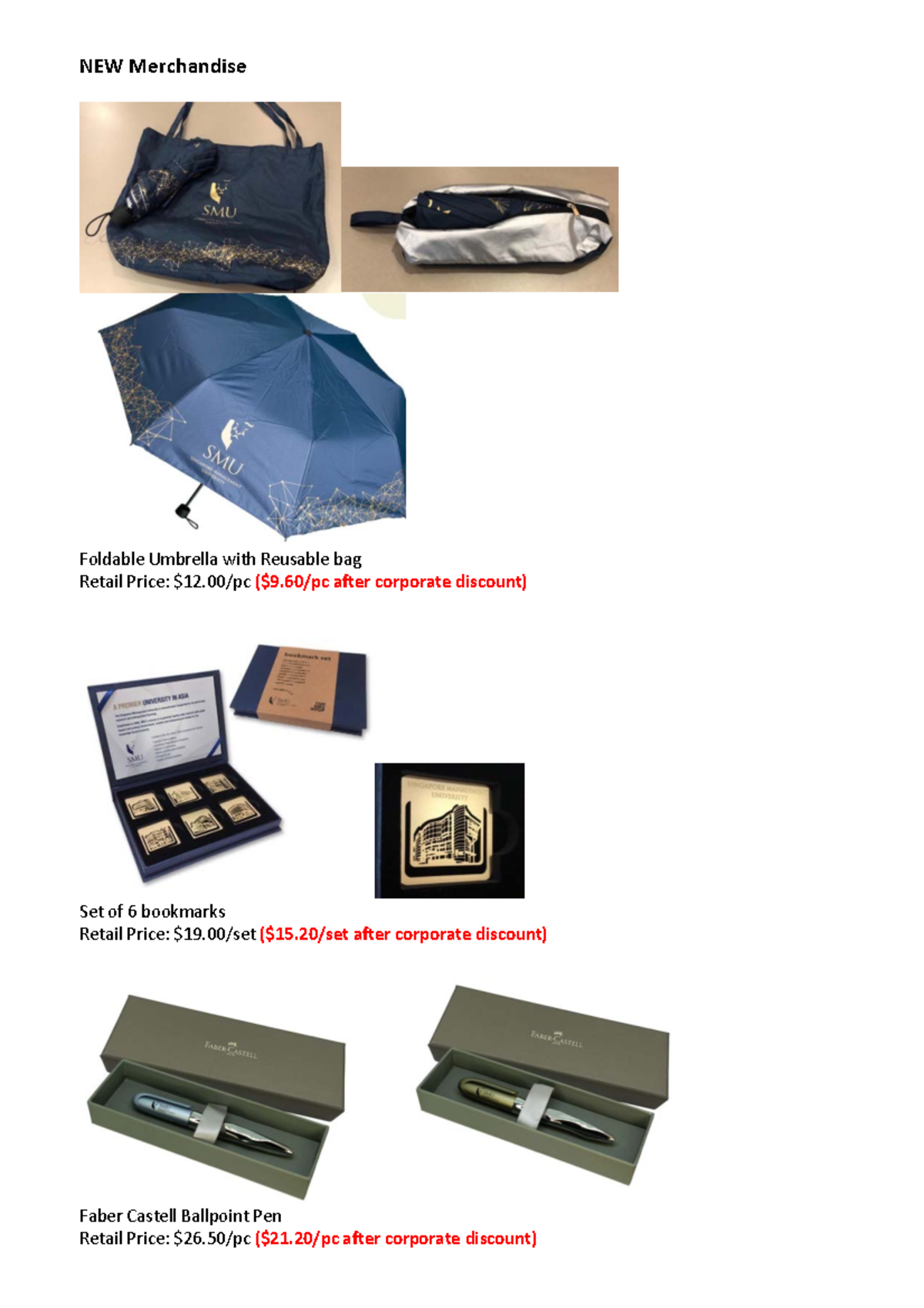 The SMU Shop Merchandise - NEW Merchandise Foldable Umbrella with ...