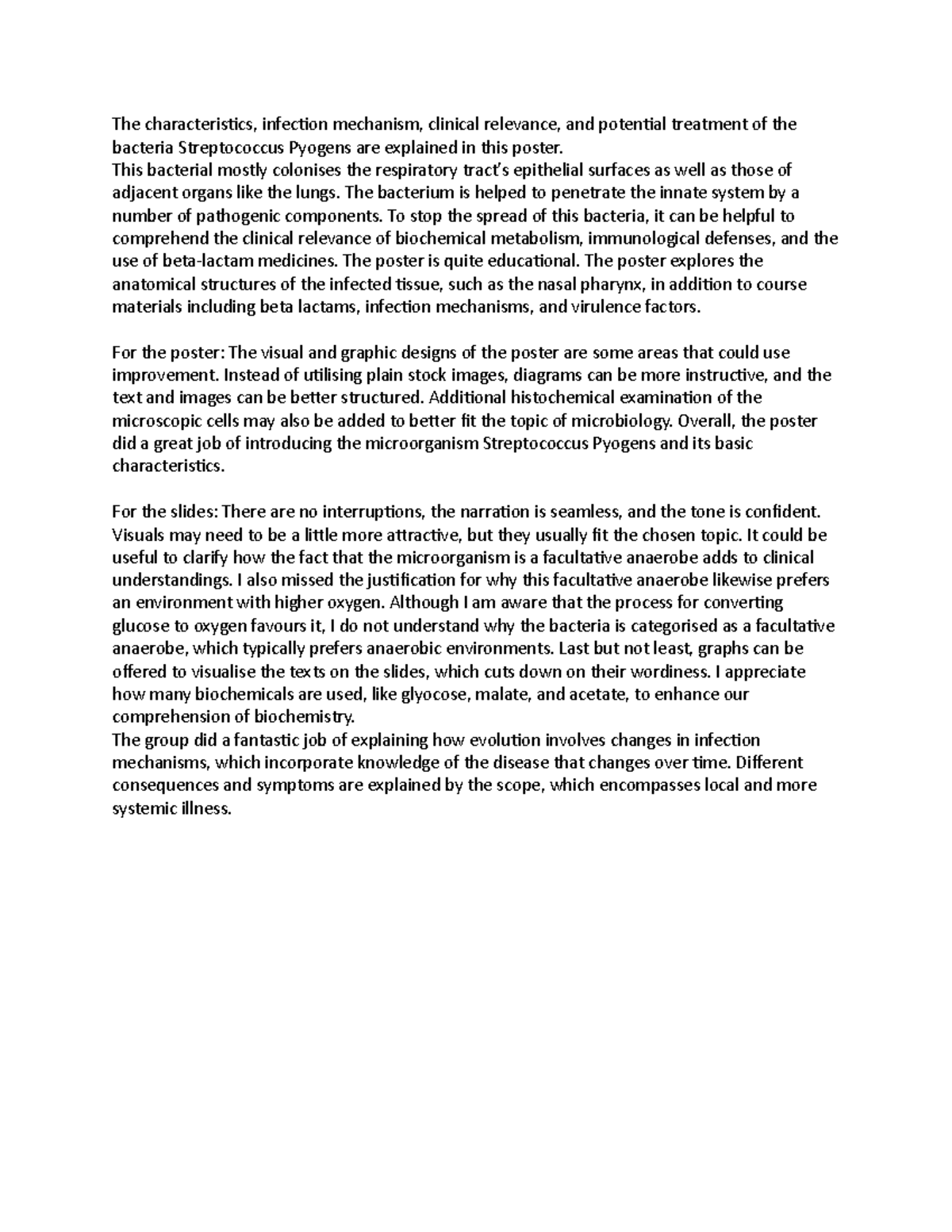 Feedback Pathogen project - The characteristics, infection mechanism ...