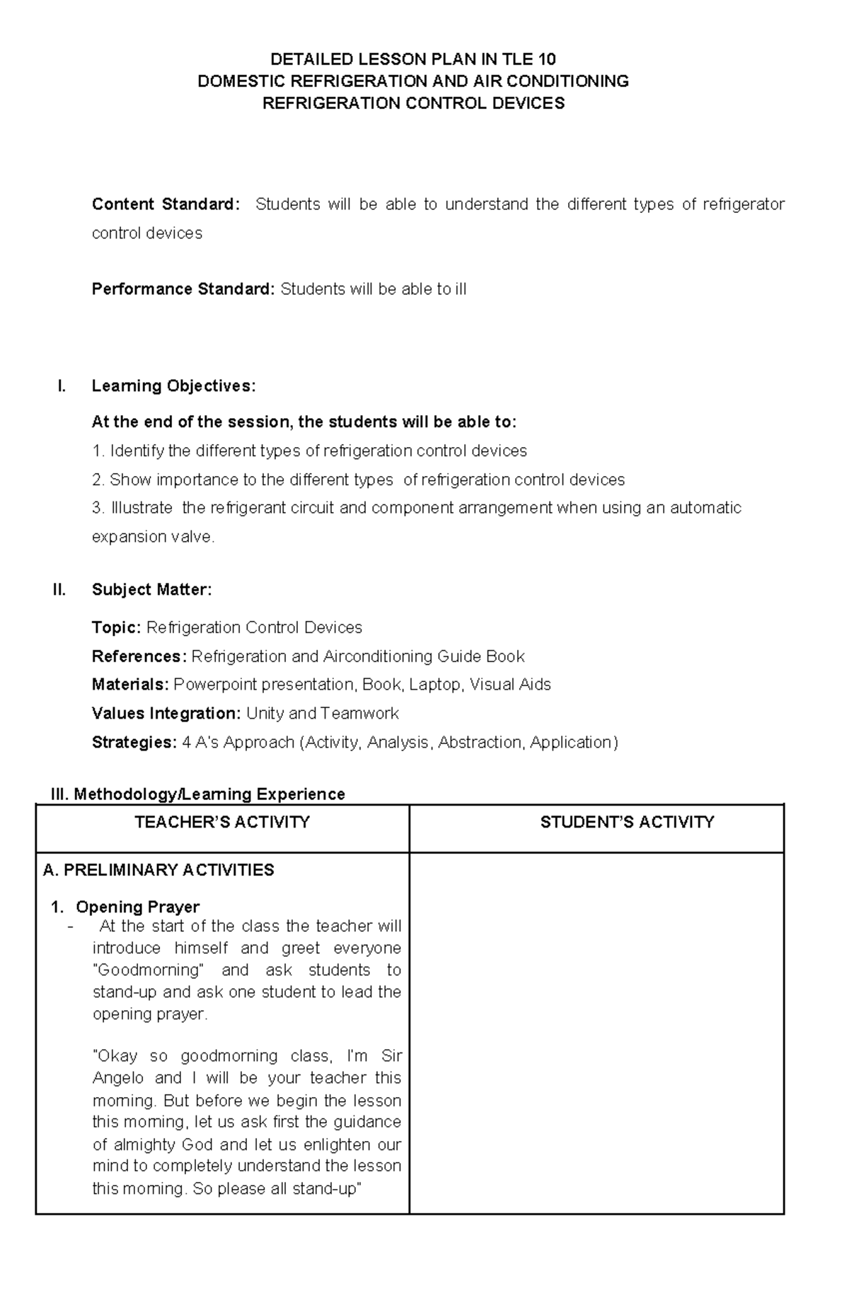 Detailed- Lesson-PLAN-IN-TLE-10 - DETAILED LESSON PLAN IN TLE 10 ...