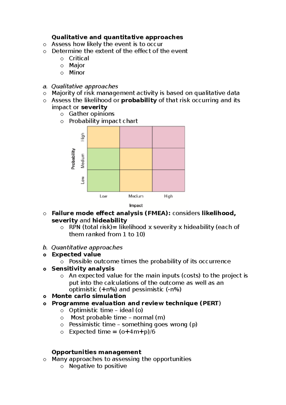 Qualitative and quantitative approaches - Qualitative approaches o ...