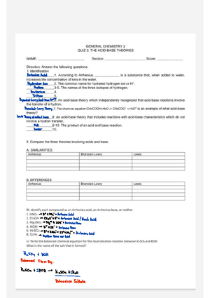 LAB. E2 Qualitative Analysis of Group 1 Cations - EXPERIMENT NO. 2 ...