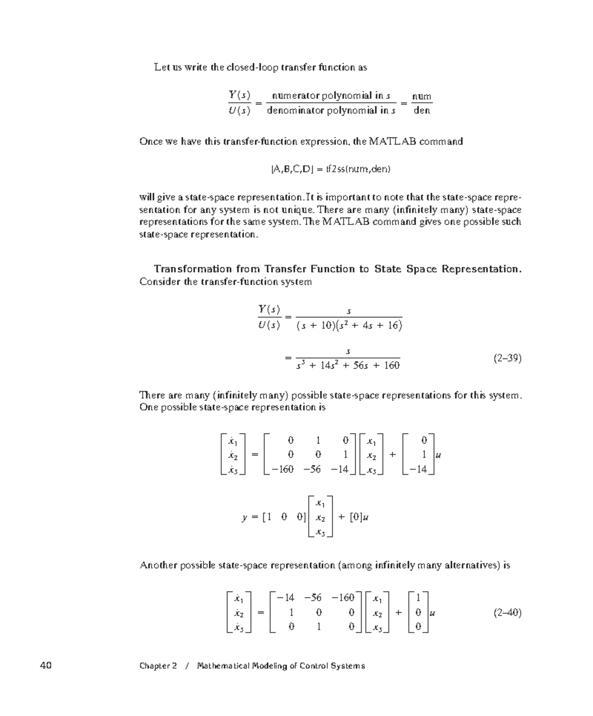 Modern control engineering-11 - 40 Chapter 2 / Mathematical Modeling of ...
