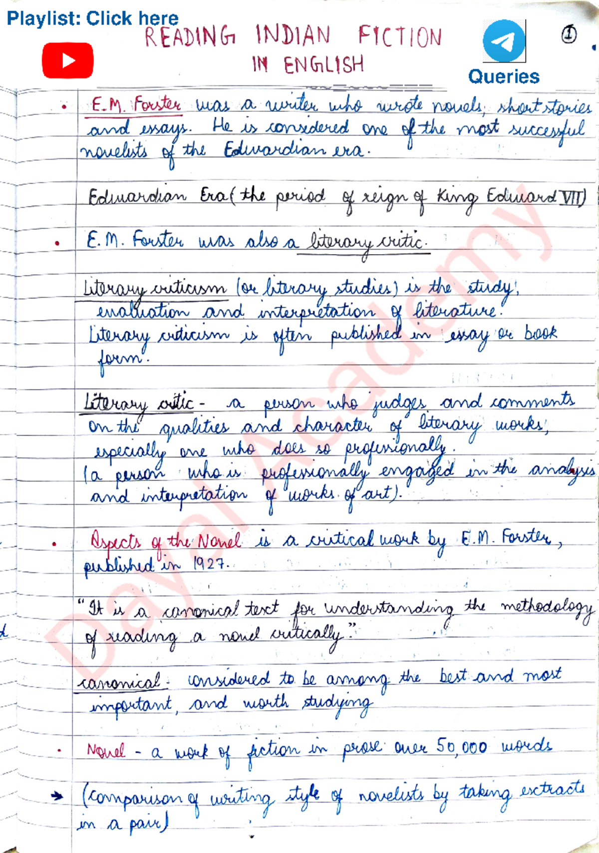 Reading Indian Fiction in English Unit 1 Notes - RtA])\NG, lNDlAN ...