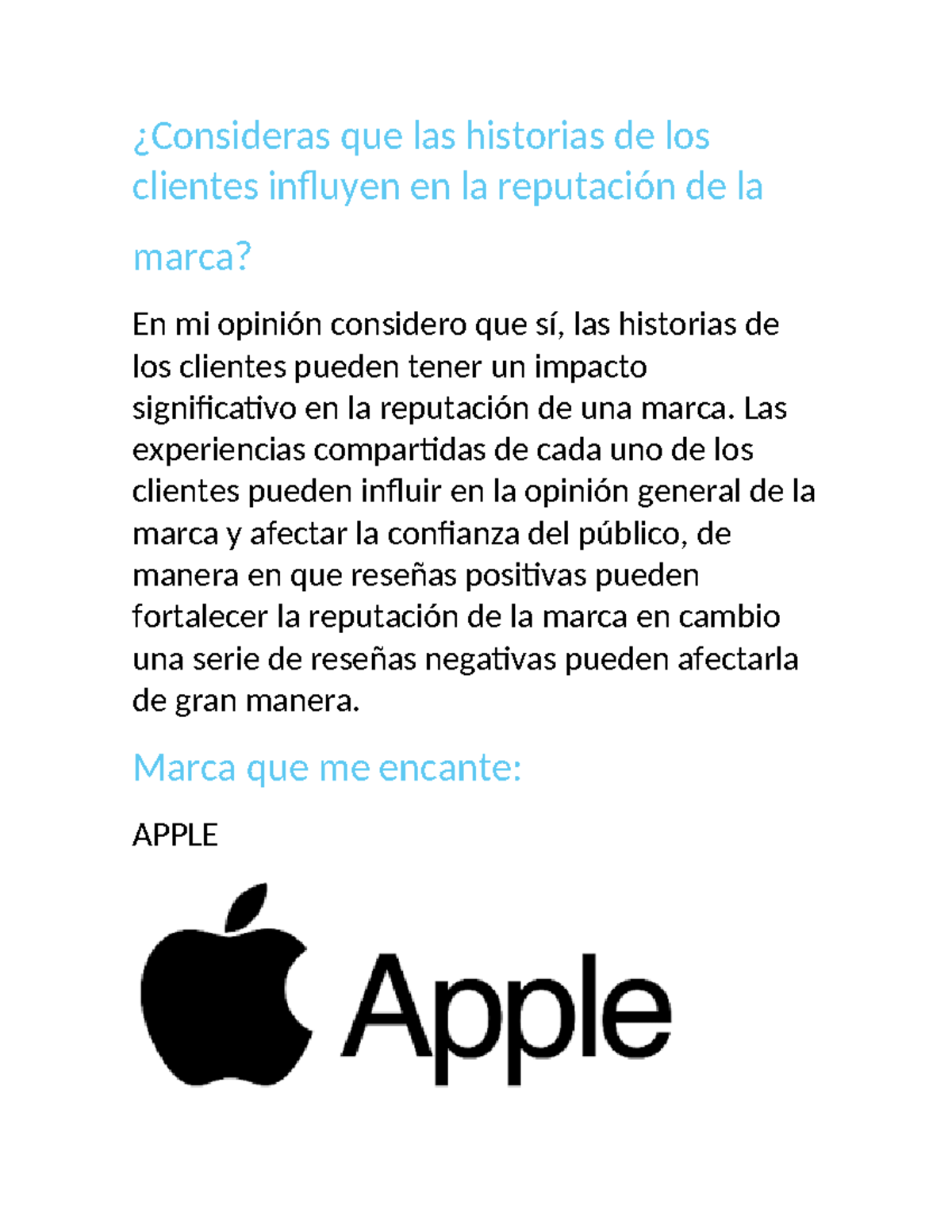 Solucionar para cambiar - ¿Consideras que las historias de los clientes ...