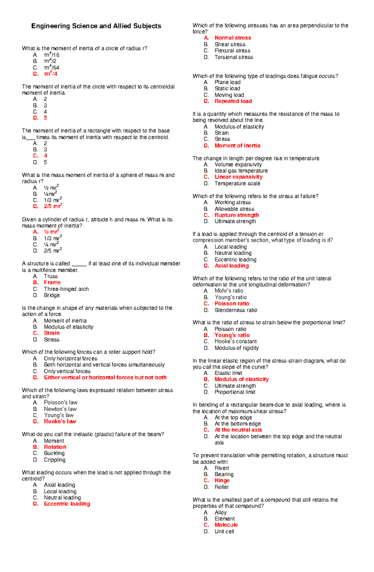 ESAS-Reviewer-Objectives - Engineering Science and Allied Subjects What ...