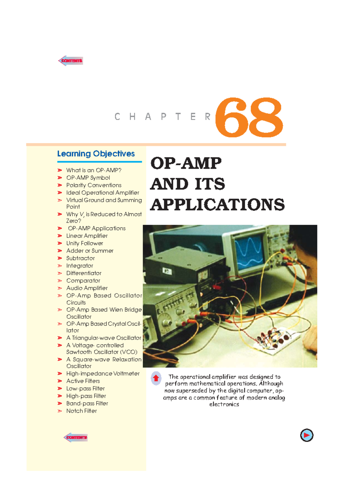 Op-amp - Operational Ampiflier - OP-AMP AND ITS APPLICATIONS 68 CHAPTER ...