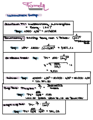 Investition und Finanzierung Übersicht Mindmap - Investition und ...