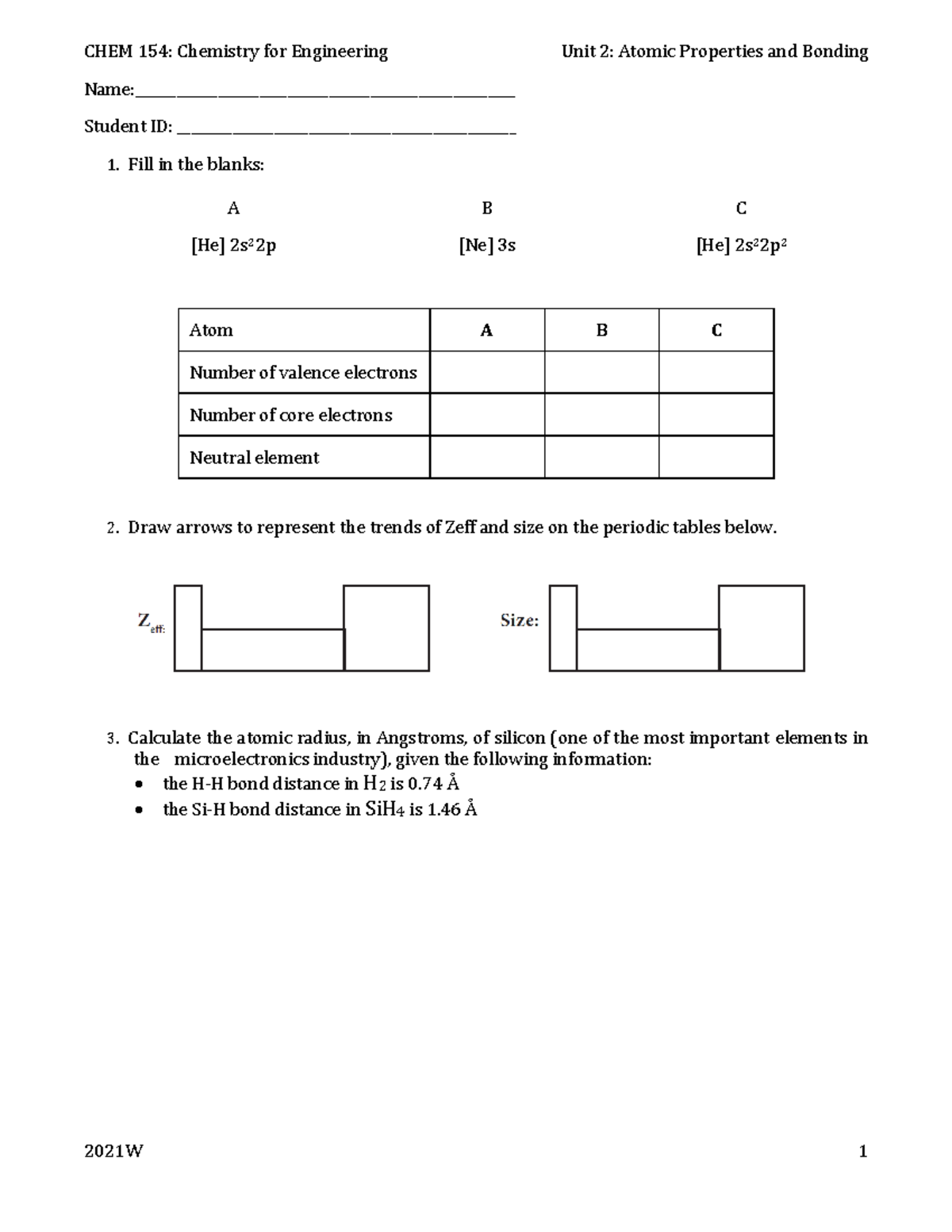 2021W CHEM154-WS-Unit 2 pdf - Name