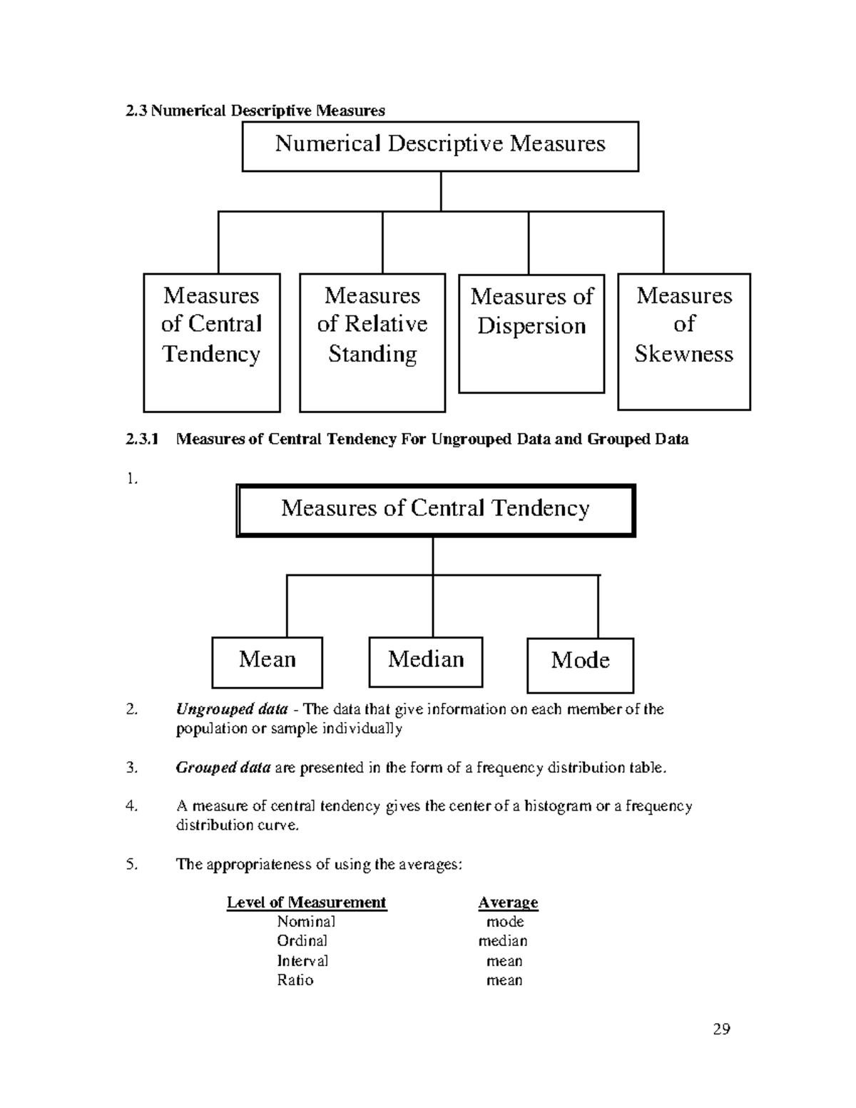 Chapter 3 Numerical Descriptive Measures - 2 Numerical Descriptive ...