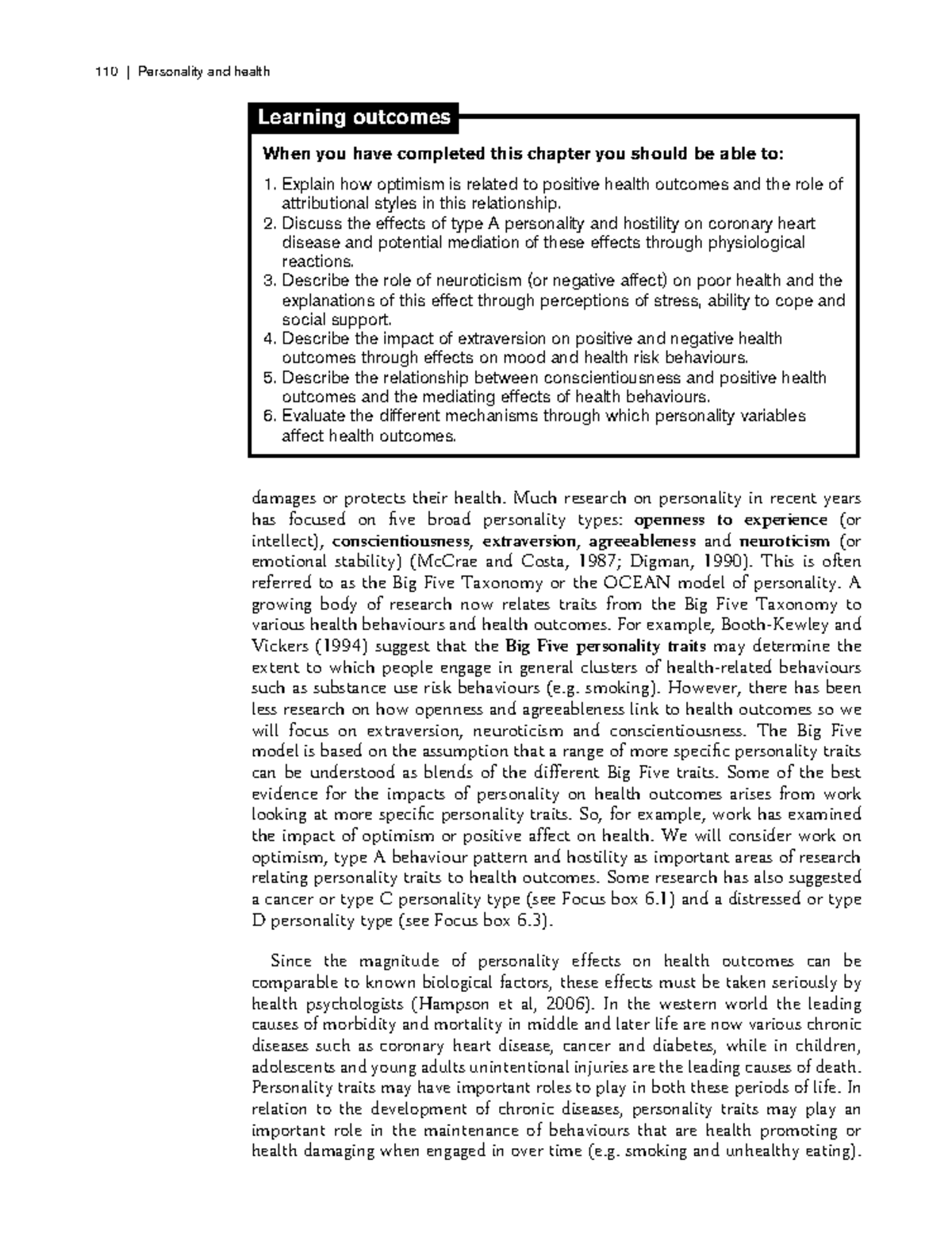 Health psychology topics in applied psychology part 14 - 110 ...