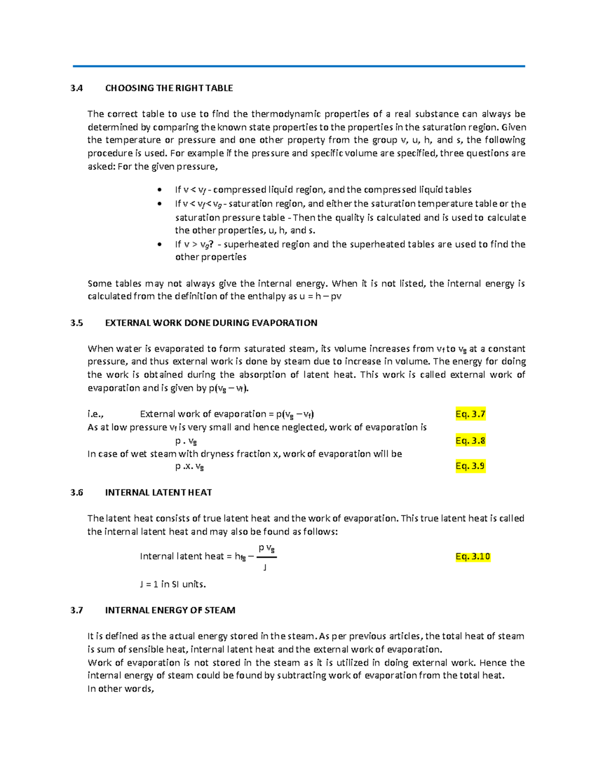 Thermodynamics Module-Choosing The Right Table - 3 CHOOSING THE RIGHT ...