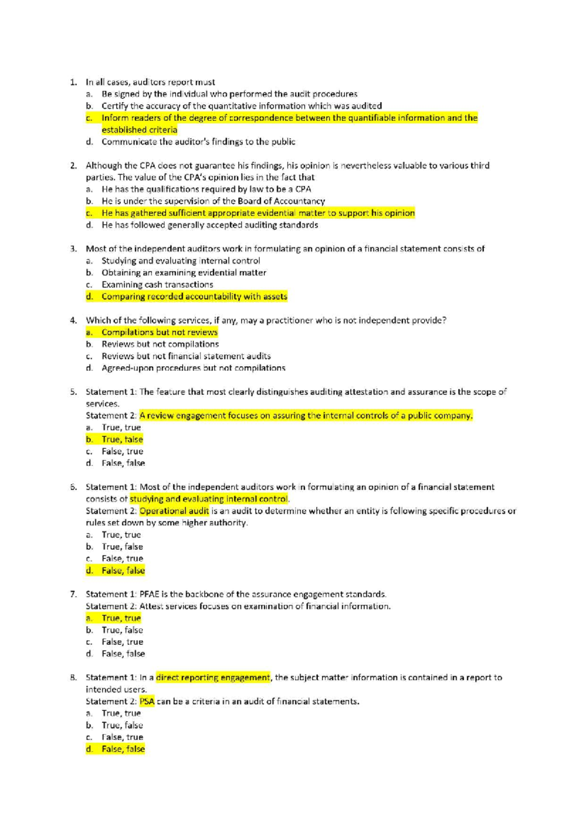 Drill 1 Answer Final - asdfgh - Accounting - Studocu