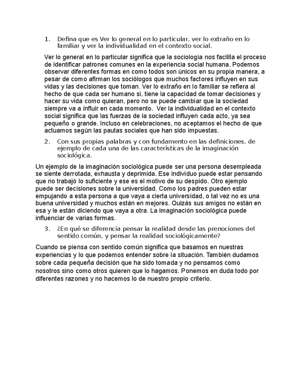 Defina que es Ver lo general en lo particular - Ver lo general en lo ...