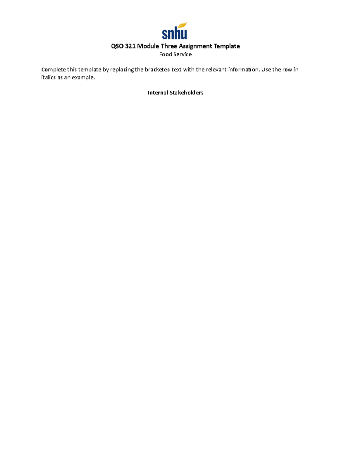 Faizan Warand QSO 321 Module Three Assignment Template - QSO 321 Module ...