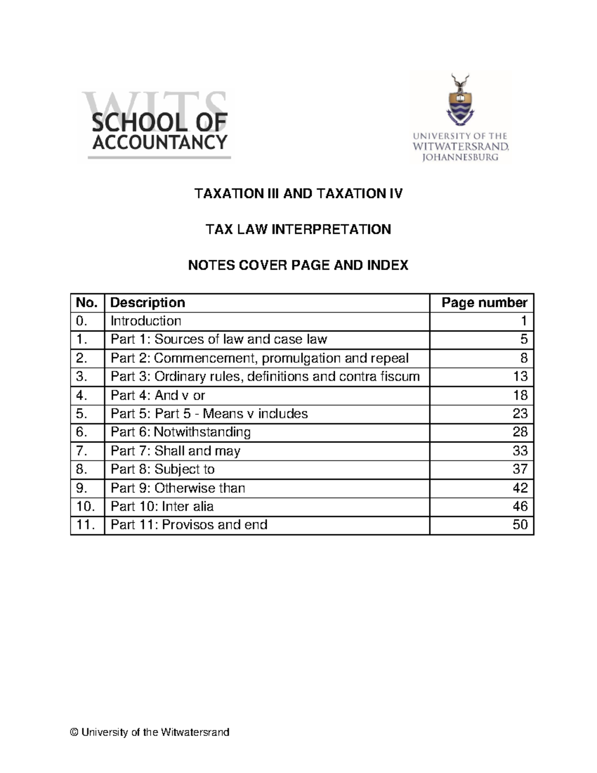 Taxation+Law+Interpretation+Lecture+Notes - © University of the ...