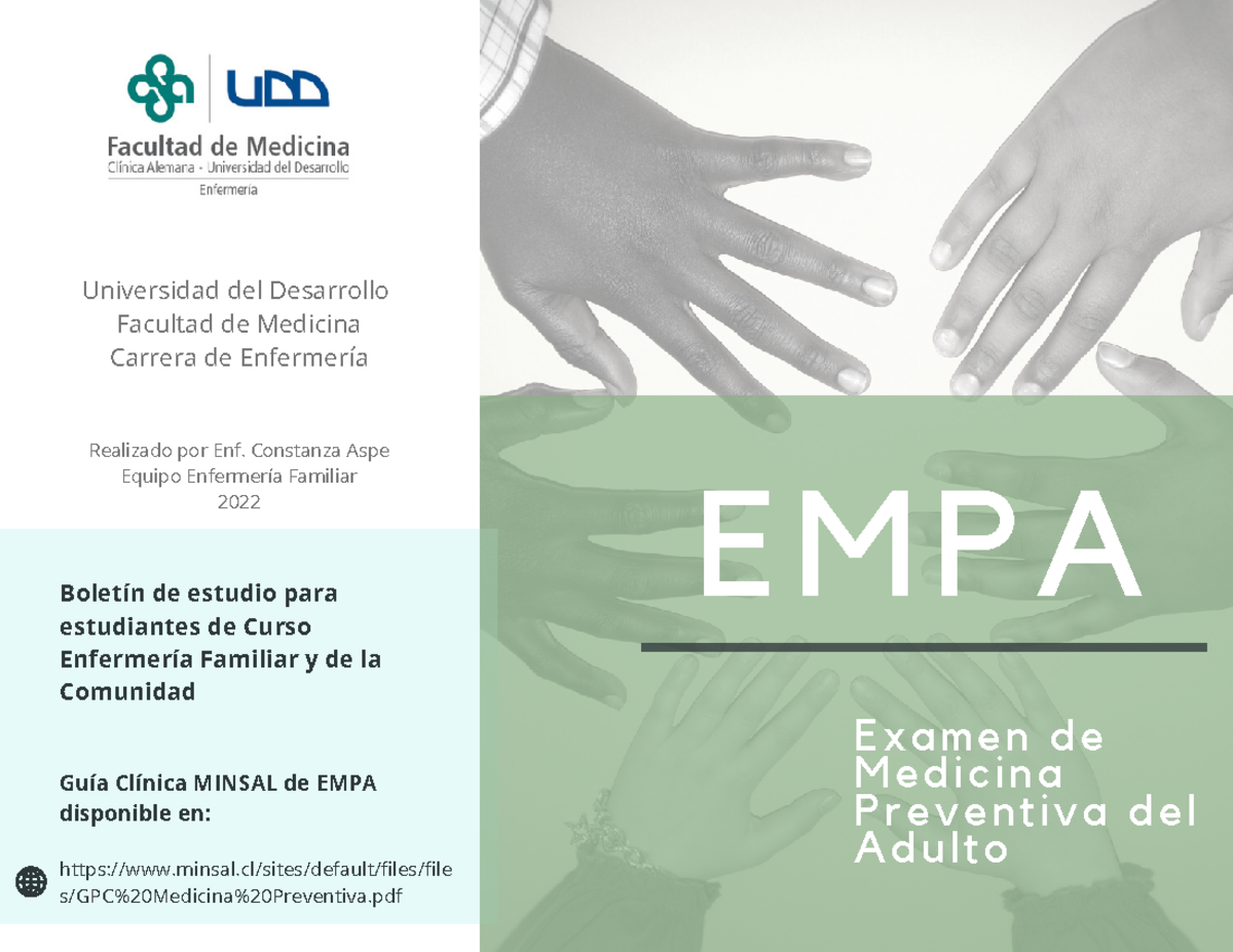 Boletin EMPA Adulto (Resumen) - E M P A ####### E x a m e n d e ...