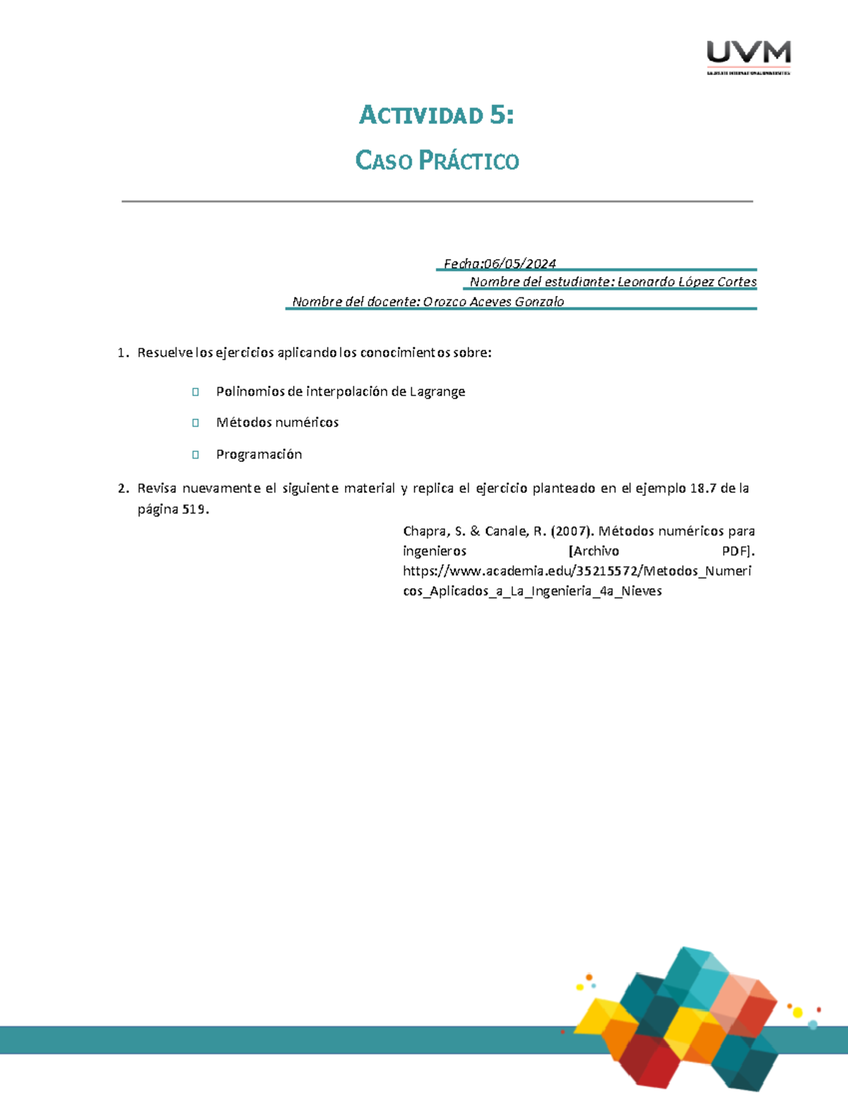 A5 LLC - Es lo necesario para realizar - ACTIVIDAD 5: CASO PRÁCTICO ...