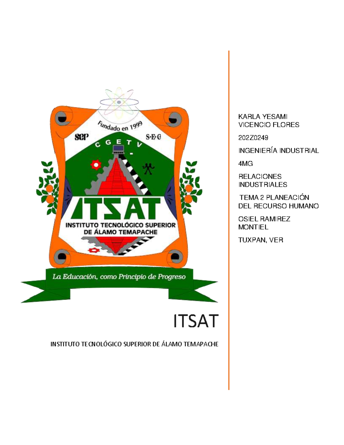 AA 2.2 Vicencio Flores Karla Yesami - ITSAT INSTITUTO TECNOLÓGICO ...