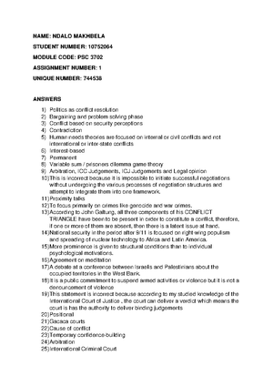 PSC3703 Assignment 02 2023 Semester 2 - PSC3703 Assignment 02: Essay ...