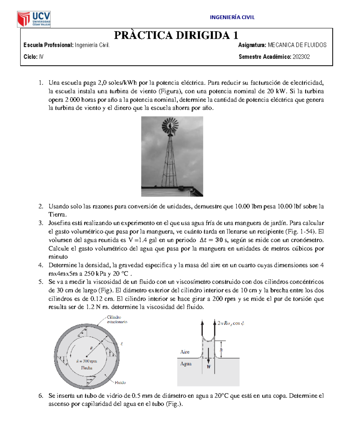 Practica Dirigida-01 - PRÁCTICA DIRIGIDA - PRÀCTICA DIRIGIDA 1 Escuela Profesional: IngenierÌa ...