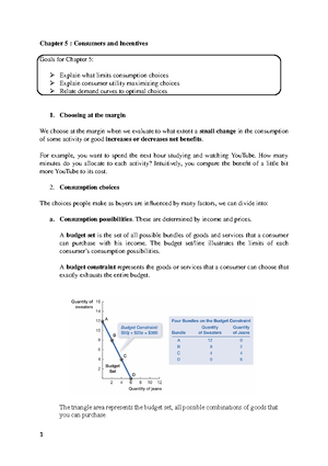 Week 5d - Summary of COR2100 notes for students to refer to - Tariff A ...