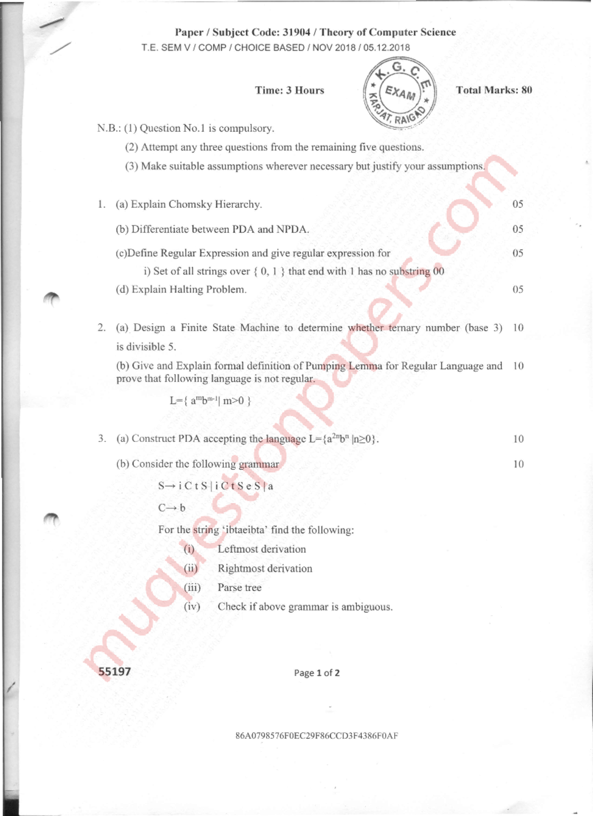 TE-Comps SEM5 TCS- Cbcgs DEC18 - Artificial Intelligence & Soft ...