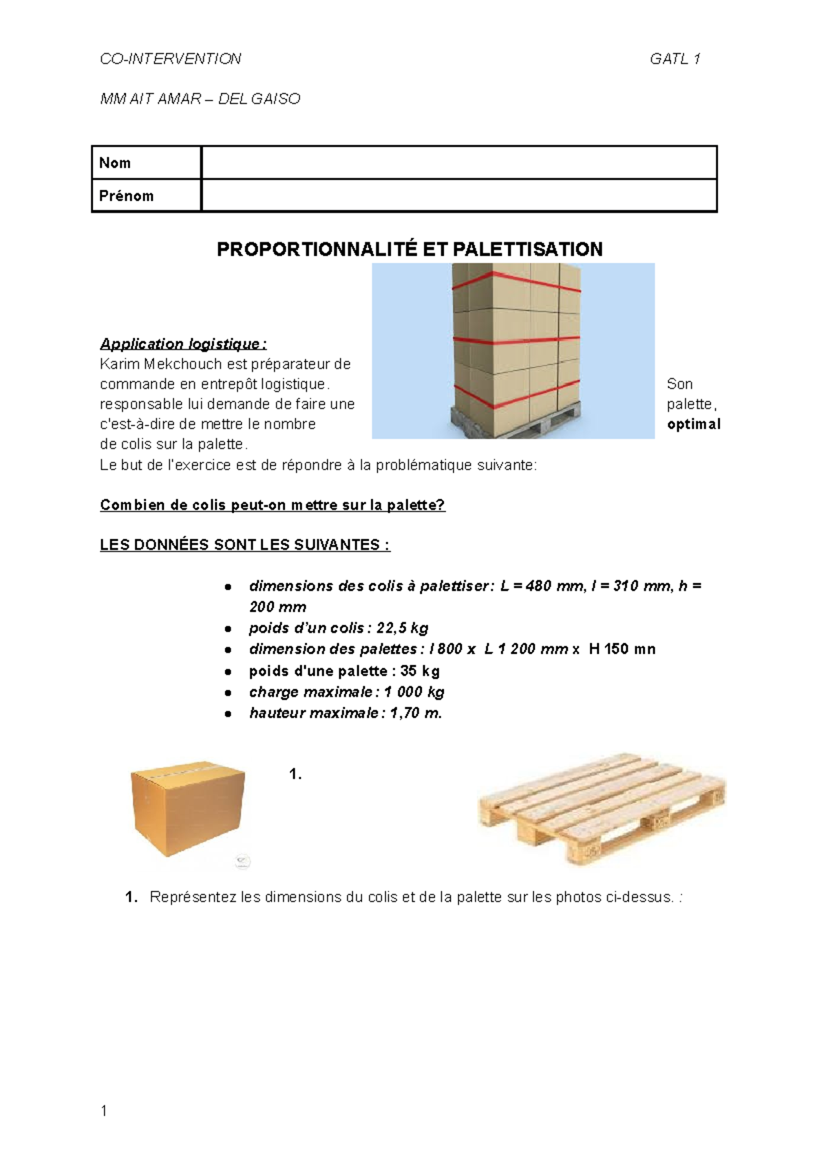 1.CO Inter Math palettisation Correction - CO-INTERVENTION GATL 1 MM ...