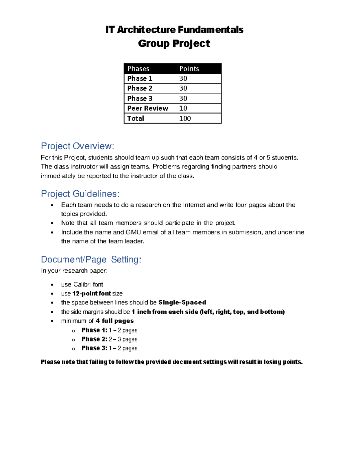 ITe 221Group Project Part 2 - IT Architecture Fundamentals Group ...