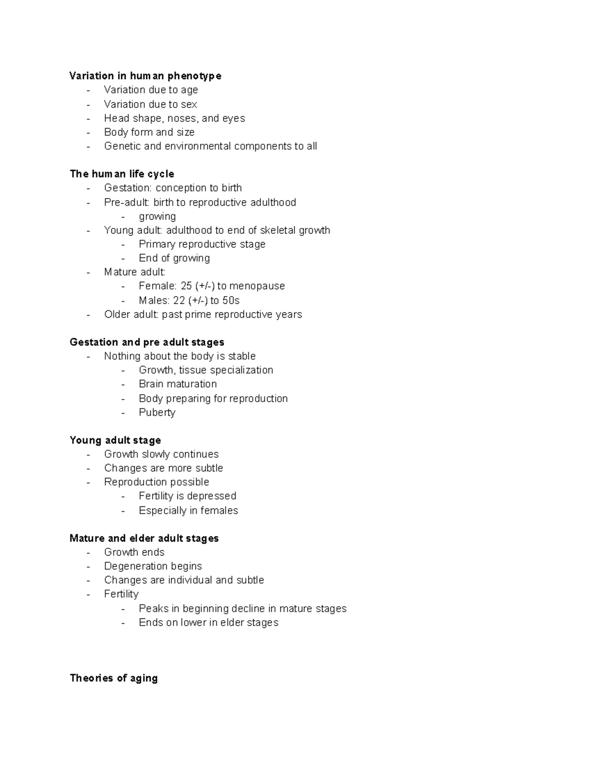 Human phenotypic varitation - Variation in human phenotype - Variation ...