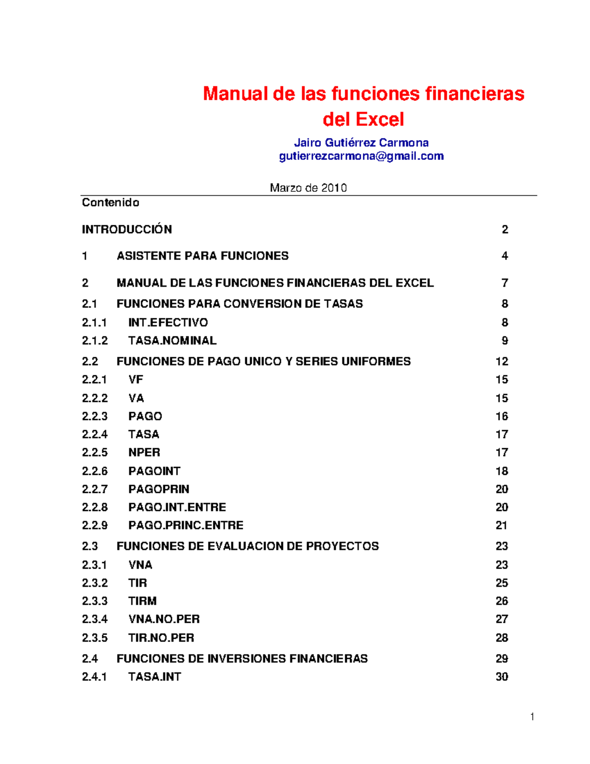 Manual de las funciones financieras del - Manual de las funciones ...