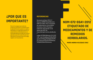 Triptico Norma Oficial Mexicana NOM059 - NOM-059-SSA1- Buenas prácticas ...