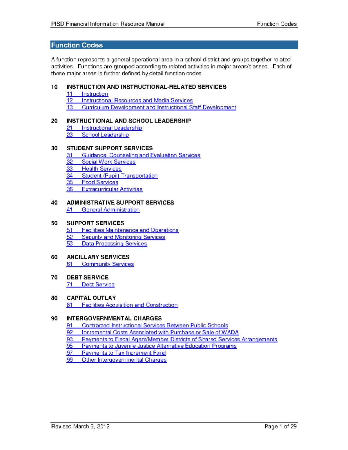 2 - Function Codes - Function Codes A function represents a general ...