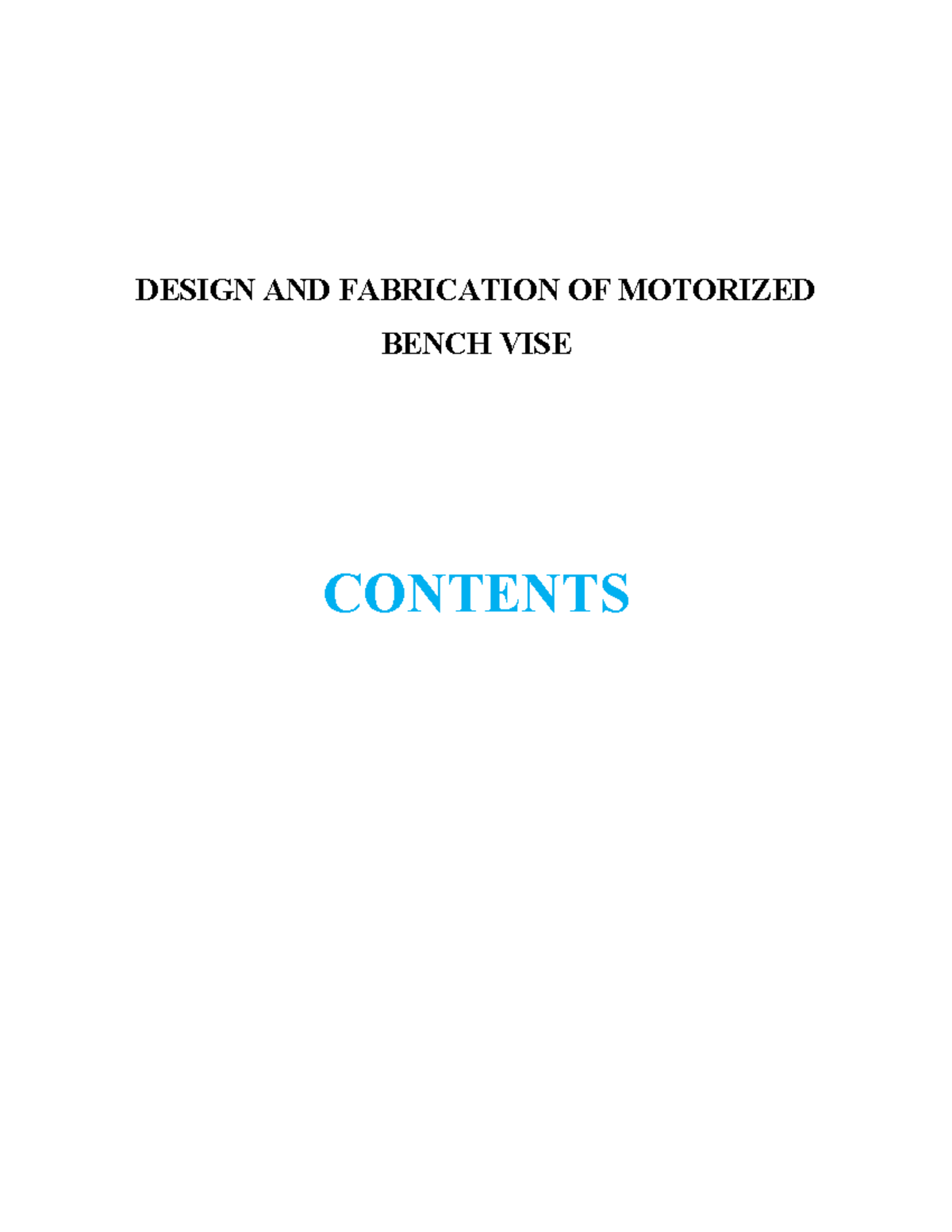 401530506 Motorized Benchh Vise - DESIGN AND FABRICATION OF MOTORIZED ...