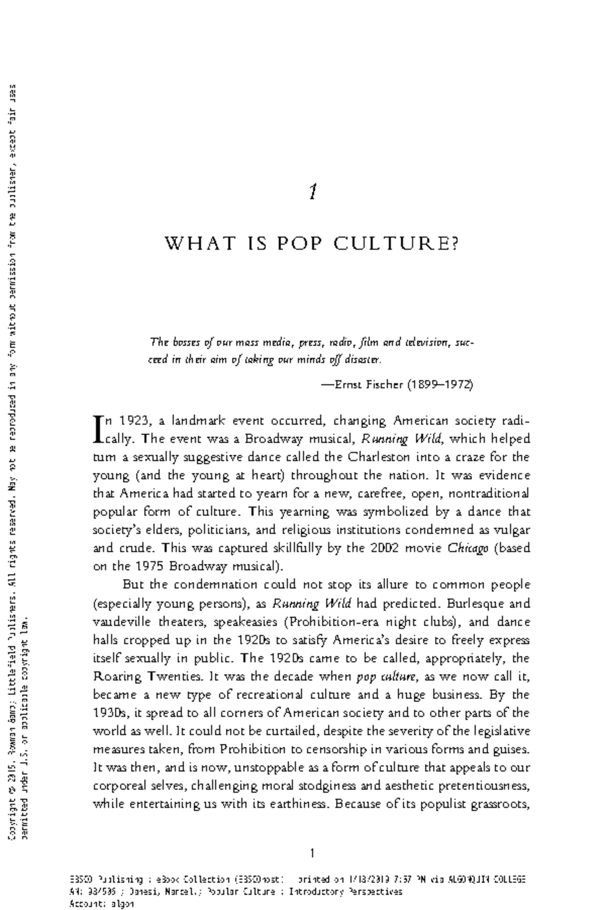 Pop Culture SSC0072 Textbook - Chapter 1 - 1 The bosses of our mass ...
